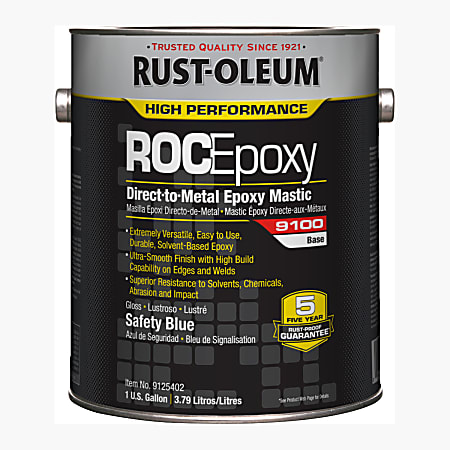 Rust Oleum High Performance 9100 System DTM Epoxy Mastic Paint Cans 1 ...