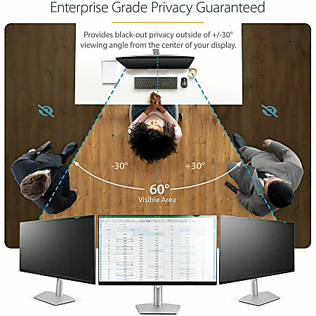StarTech.com Monitor Privacy Screen for 32 inch PC Display Computer ...