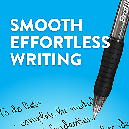 Paper Mate Ballpoint Pen Profile Retractable Pen Medium Point 1.0mm ...