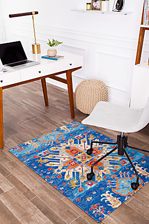 Anji Mountain Las Cruces Rug d Chair Mat 12 H x 36 W x 48 D Multicolor ...