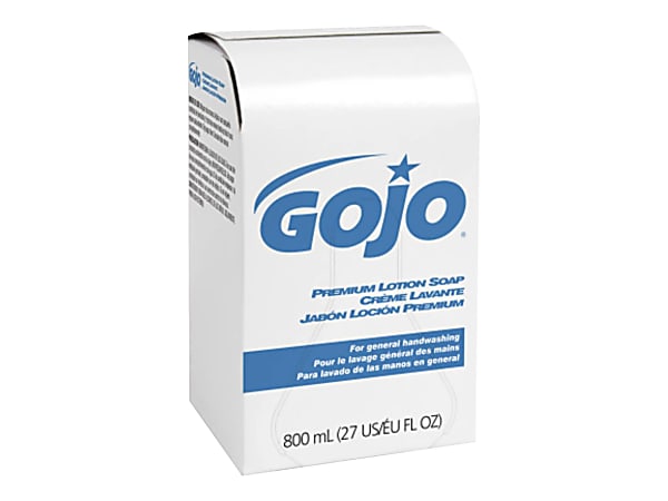GOJO Premium Lotion Hand Soap Refills Waterfall Fragrance 800 mL Case ...