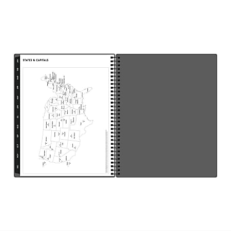 2027 Blue Sky Gray 2 WeeklyMonthly Planning Calendar 8.5x11 0percent PP ...