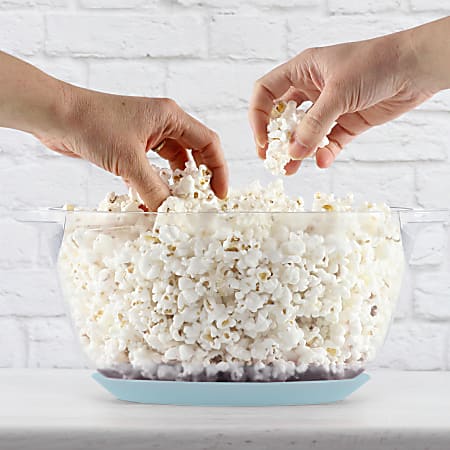 West Bend 6 Quart 850W Popcorn Maker 11 116 H x 12 14 W x 10 316 D Sky ...