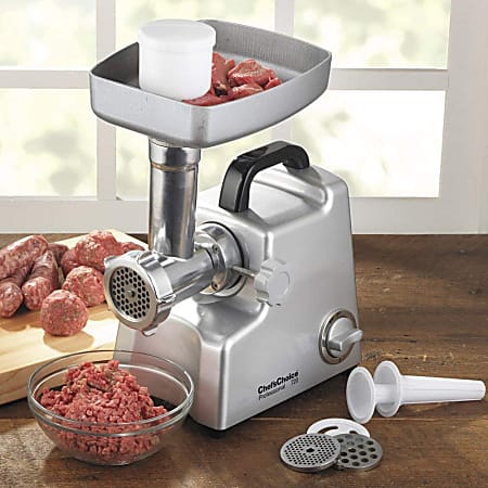 Edgecraft Chefs Choice Professional Food Grinder Silver - Office Depot