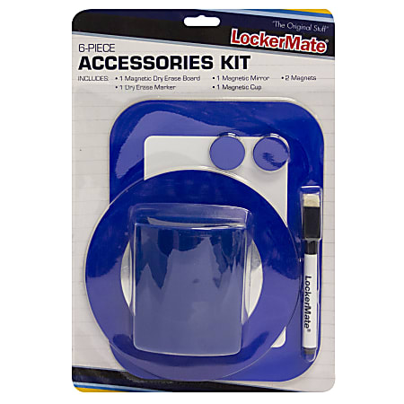 LockerMate Locker Accessory Kit Blue - Office Depot