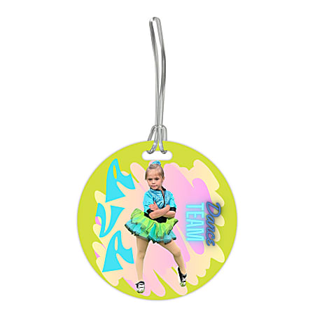 Custom Full Color Durable Plastic Luggage Bag Tags With Clear Plastic ...