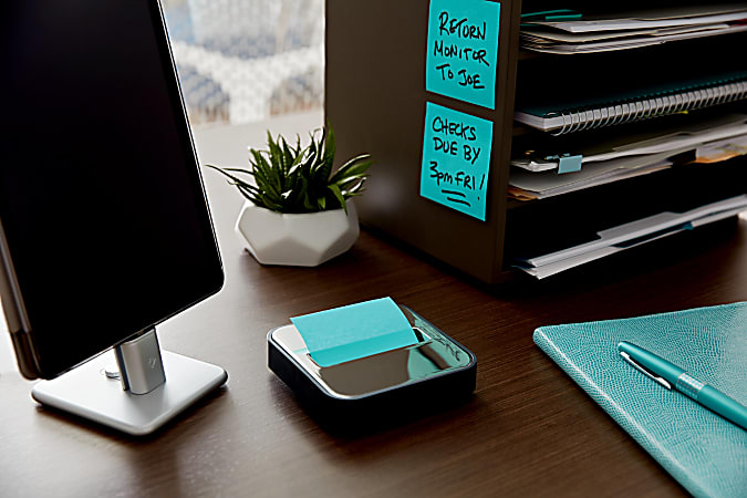 Post it Pop Up Notes Dispenser 3 in x 3 1 Dispenser 1 Pad 45 SheetsPad ...