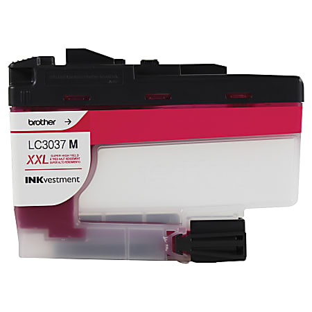 Brother LC3037 INKvestment Magenta Super High Yield Return Program Ink ...