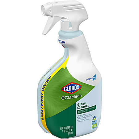 Clorox CloroxPro EcoClean Glass Cleaner Spray Bottle 32 Oz - Office Depot