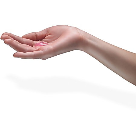 Gojo Rich Pink Antibacterial Lotion Hand Soap Floral Scent 67.63 Oz ...