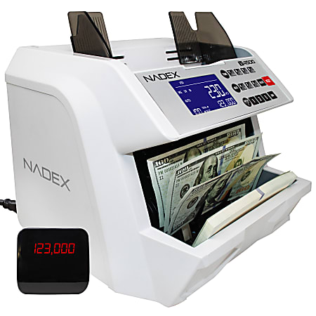 Nadex Coins V4500 Front Loading Bill Counting Machine 11 1316 H x 12 58 ...