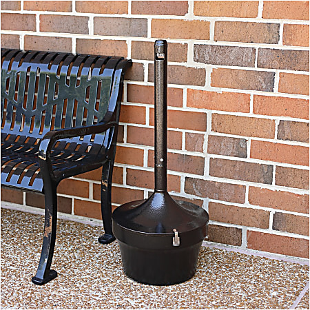 Genuine Joe 4.25 Gallon Smoke Receptacle Bronze - Office Depot