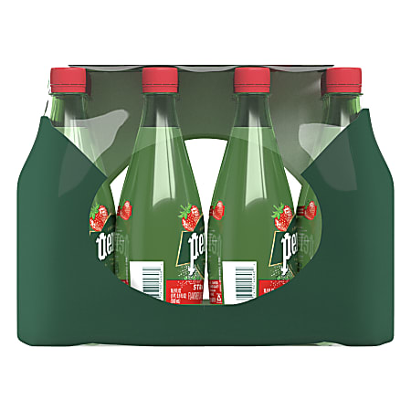 Perrier Flavored Sparkling Mineral Water Strawberry 16.9 Oz Pack Of 24 ...