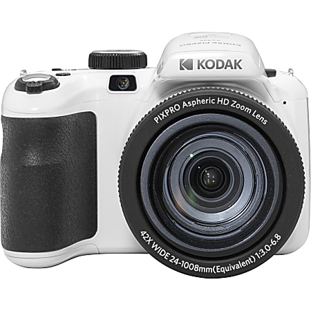 Kodak PIXPRO AZ425 20.7 Megapixel Bridge Camera White 12.3 BSI CMOS ...