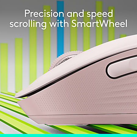 Logitech Signature M650 Wireless Mouse Rose 910 006251 - Office Depot