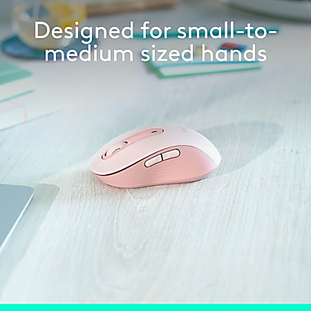 Logitech Signature M650 Wireless Mouse Rose 910 006251 - Office Depot