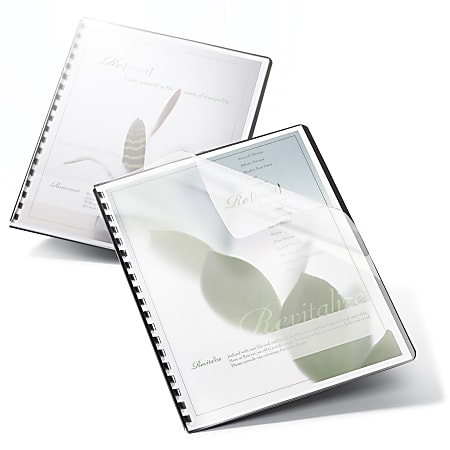 Office Depot Brand Binding Covers 8 34 x 11 14 Frosted Pack Of 25 ...