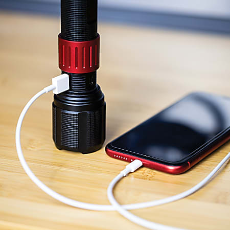 Dorcy 41 4328 2000 Lumen USB Rechargeable FlashlightPowerbank LED 2000 ...