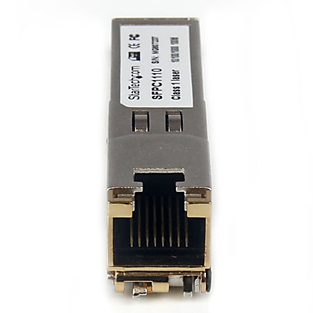 StarTech.com Cisco SFP GE T Compatible SFP Module 1000BASE T Copper SFP ...
