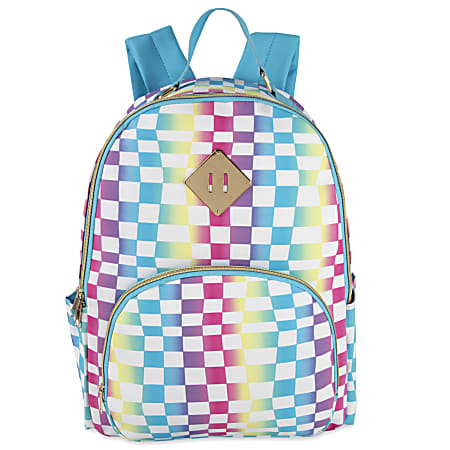 Emma Chloe Vegan Leather Backpack Rainbow - Office Depot