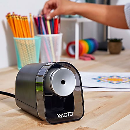 X ACTO XLR Electric Pencil Sharpener Black - Office Depot