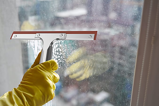 Gritt Commercial Window Squeegee With Double Natural Rubber Blade 12 ...
