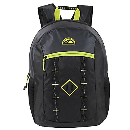 Mountain Edge Deluxe Backpack With 17 Laptop Pocket Gray - Office Depot