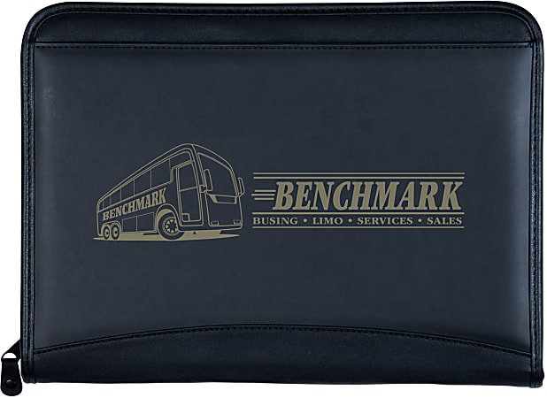 Custom Multi Functional Tech Padfolio 13.5 x 10 Black - Office Depot