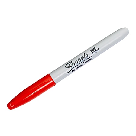 Sharpie Permanent Fine Point Markers Red Pack Of 36 - Office Depot