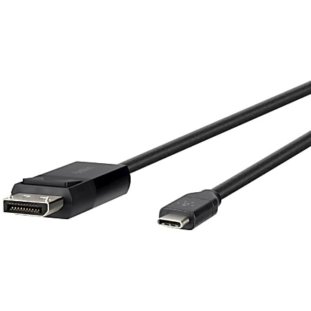 Belkin USB C to DisplayPort Adapter Cable 4k 60Hz 6 foot Black 5.91 ft ...