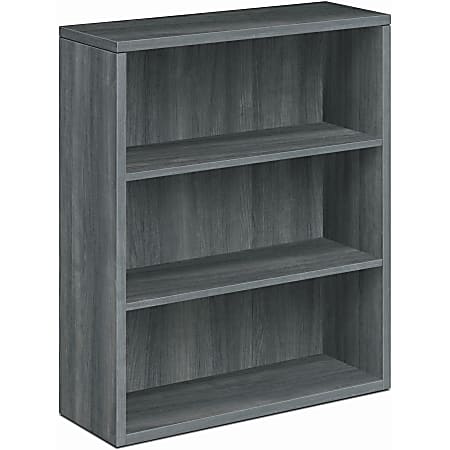 HON 10500 44 H 3 Shelf Bookcase Sterling Ash - Office Depot