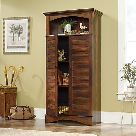 Sauder harbor view storage cabinet store