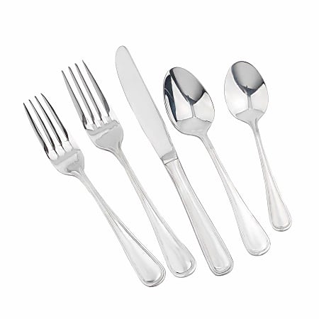 Walco Pacific Rim Stainless Steel Teaspoons Silver Pack Of 36 Teaspoons ...