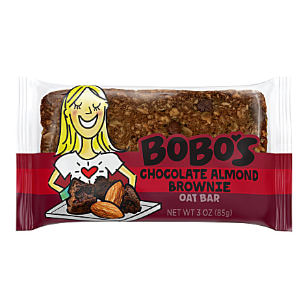 BOBOs Chocolate Brownie Oat Bars 12 3 oz - Office Depot