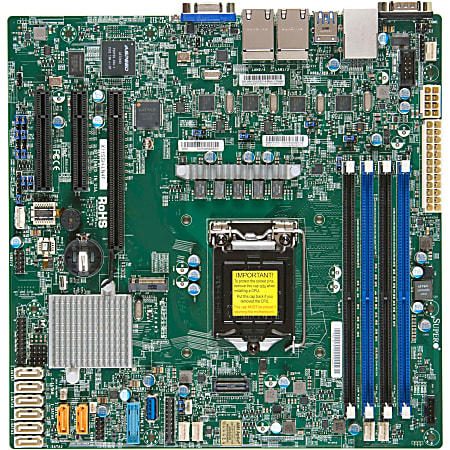 Supermicro X11SSH LN4F Server Motherboard Intel C236 Chipset Socket H4 LGA 1151 Micro ATX 64 GB ...