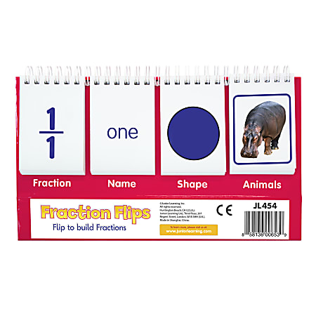 Junior Learning Fractions Flips Multicolor Grades 2 3 - Office Depot