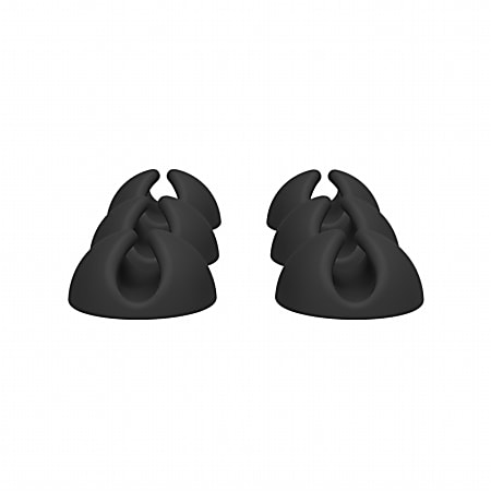 Bluelounge CableDrop Multipurpose Cable Clips Black 6 Pack BLUCD BL ...