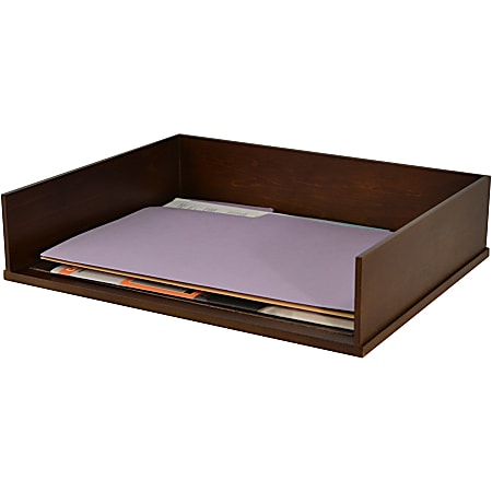 Victor Heritage Wood Stacking Letter Tray 1 Compartments 3.1 x 13.2 x ...