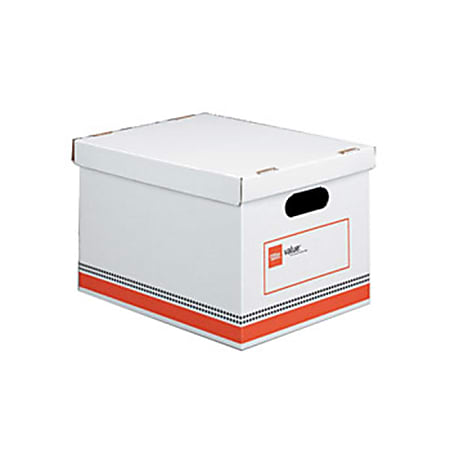 Office Depot Brand Standard Duty Storage Box With Built In Handles ...