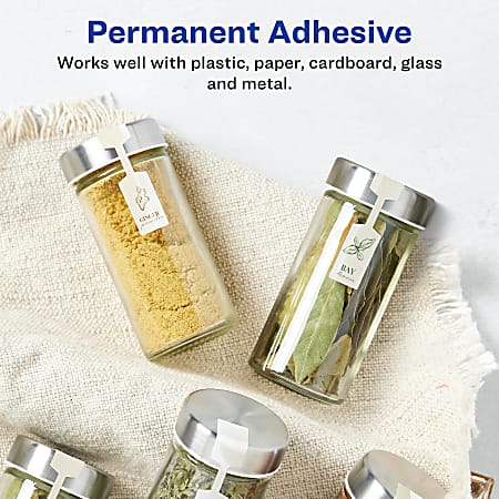 Avery Pearlized Permanent Labels With Sure Feed 94749 PIP100 Barbell 12 ...