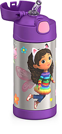 Thermos Licensed Funtainer Bottle 12 Oz Gabbys Dollhouse - Office Depot