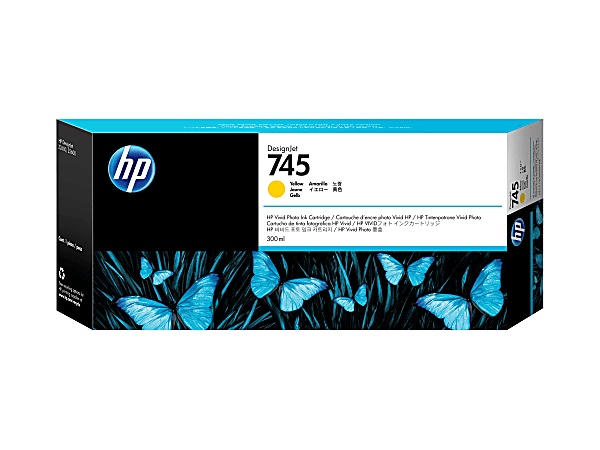 HP 745 DesignJet Yellow High Yield Ink Cartridge F9K02A - Office Depot