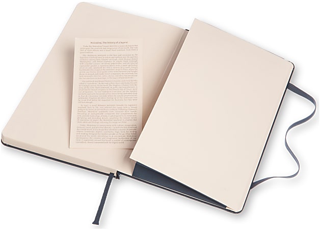 Moleskine Classic Hard Cover Notebook 5 x 8 14 Ruled 240 Pages Sapphire ...