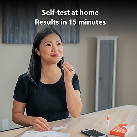 iHealth COVID 19 At Home Antigen Rapid Tests 6 316 x 3 14 Case Of 180 ...