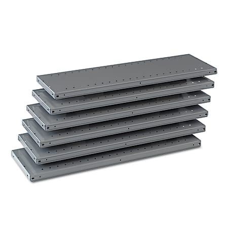 Tennsco Q Line 36 W Industrial Shelving 750 Lb Capacity Medium Gray ...
