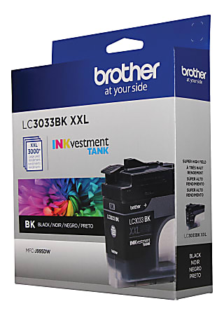 Brother LC3033 Black Super High Yield Ink Cartridge LC3033BKS - Office ...