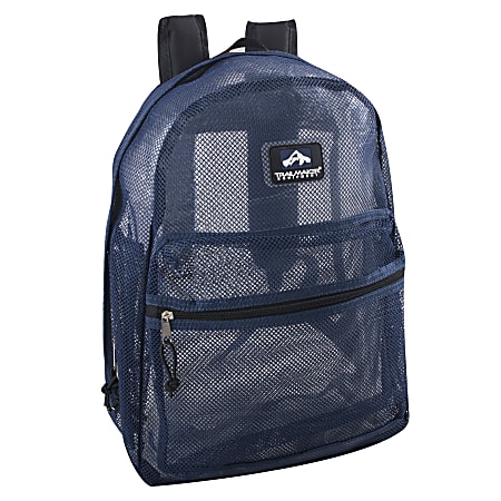 Trailmaker Mesh Backpacks Assorted Colors Case Of 24 Backpacks - Office ...