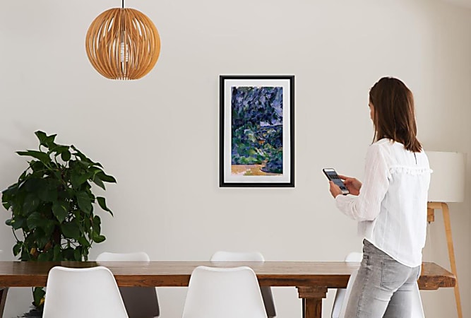 Meural Canvas II Digital Frame 27 LCD Digital Frame Light Wood 1920x ...