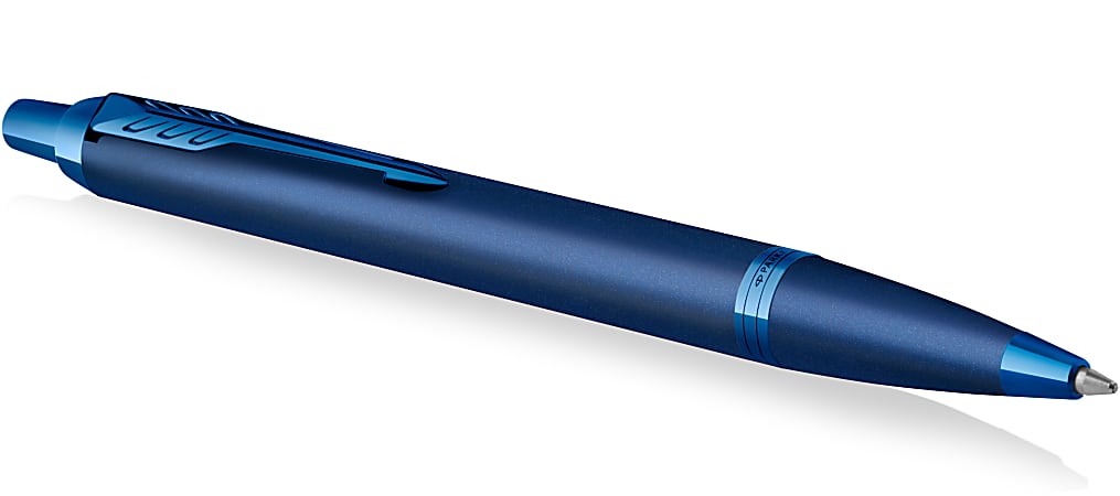 Parker IM Ballpoint Pen Medium Point 0.7 mm Monochrome Blue Barrel Blue ...