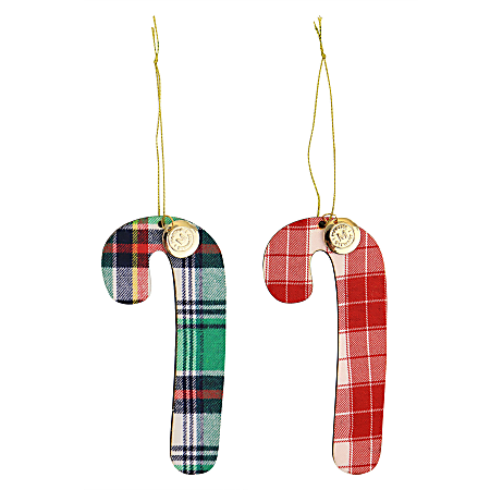 Martha Stewart Holiday Candy Cane Ornament Set 5 H x 2 12 W x 14 D ...